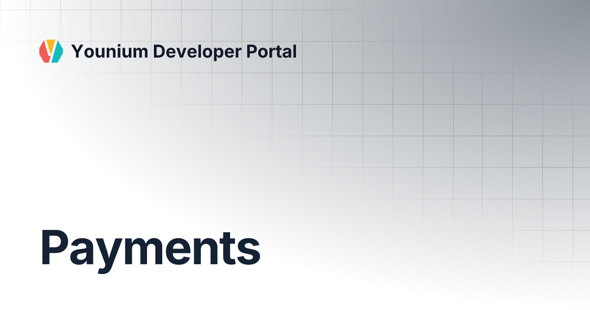 Payments | Younium Developer Portal